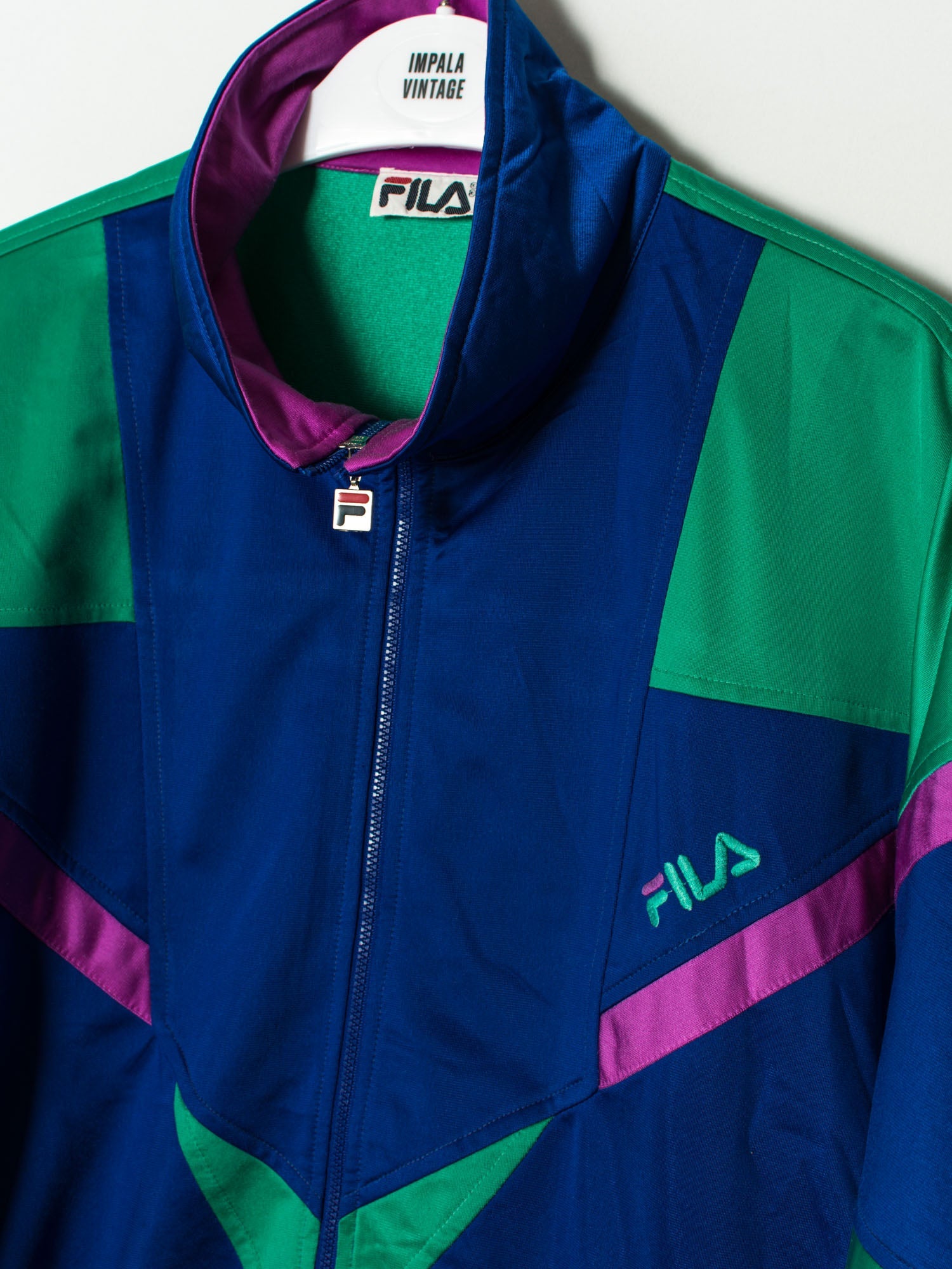Fila Blue II Track Jacket | – Impala Vintage