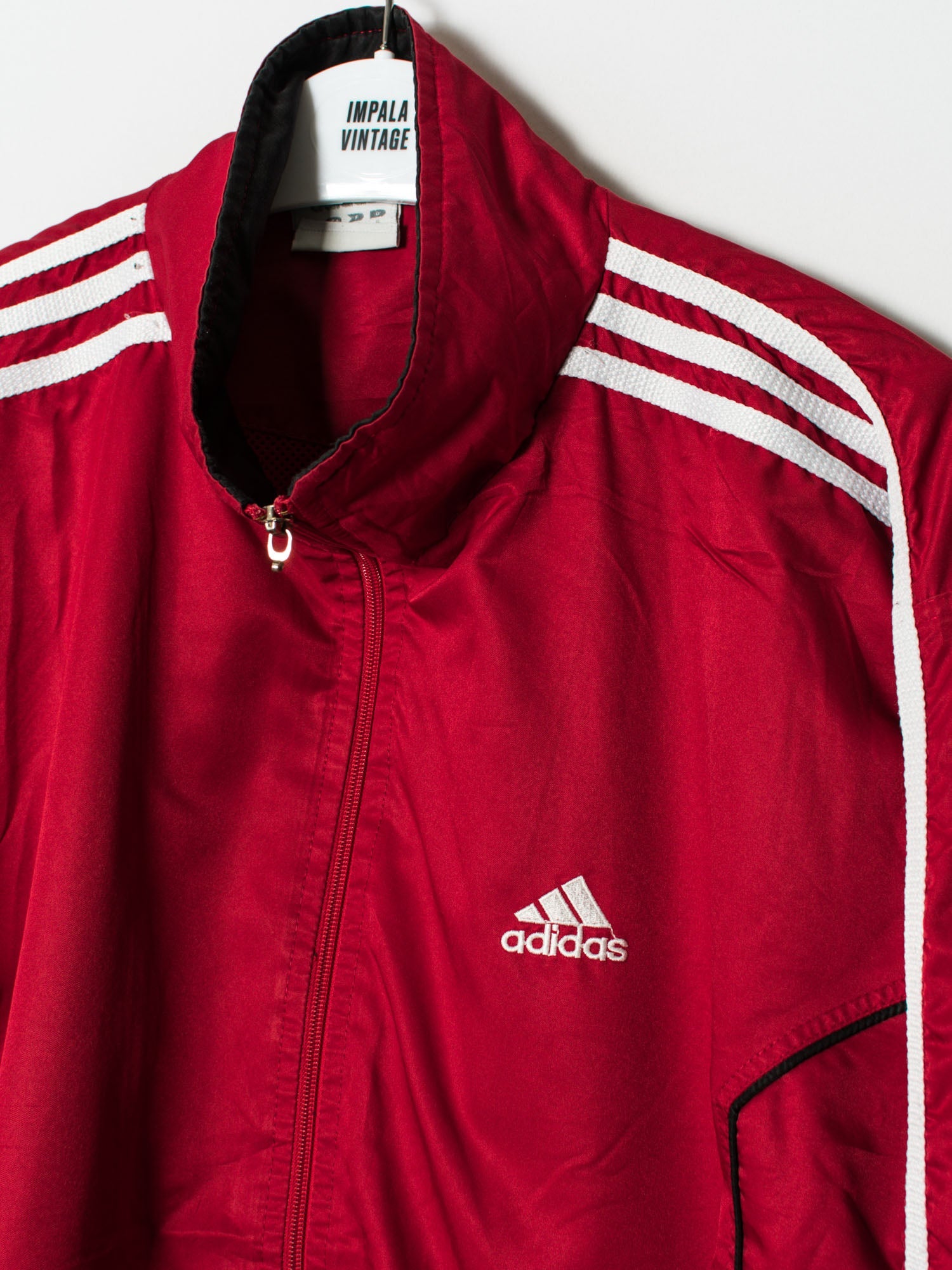 Adidas Red Track Jacket | – Impala Vintage