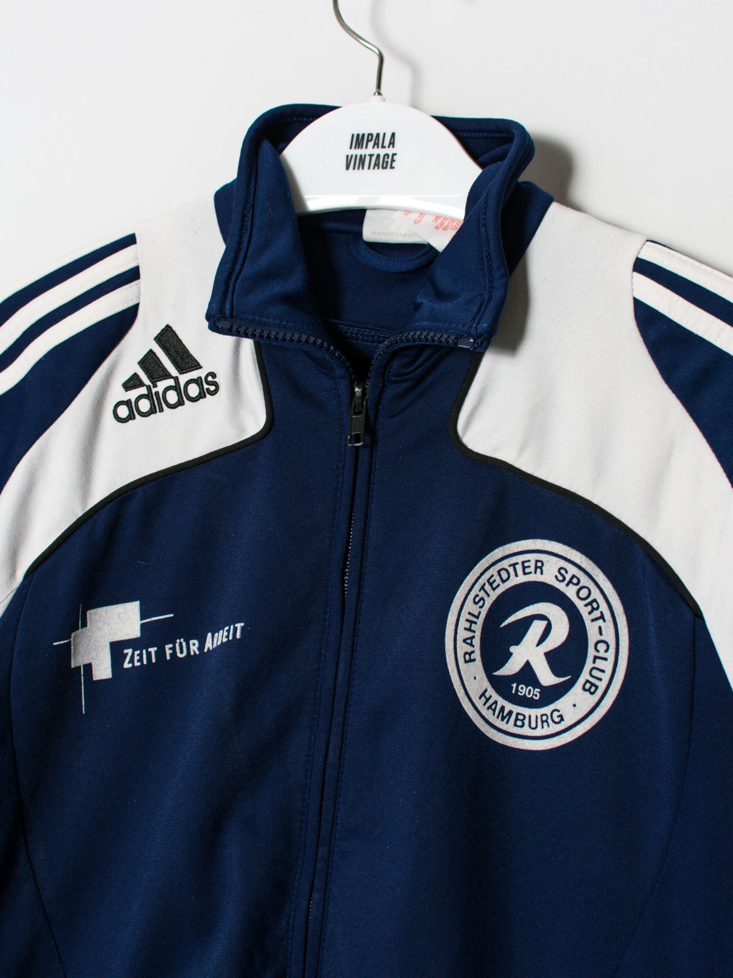 Adidas Navy Blue Track Jacket | – Impala Vintage