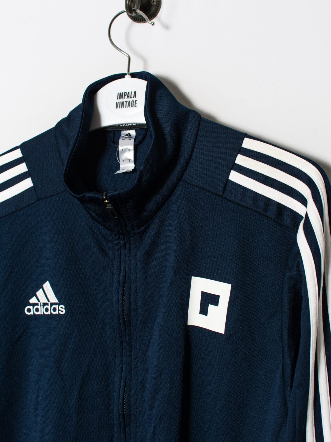 Adidas Navy Blue Track Jacket | – Impala Vintage