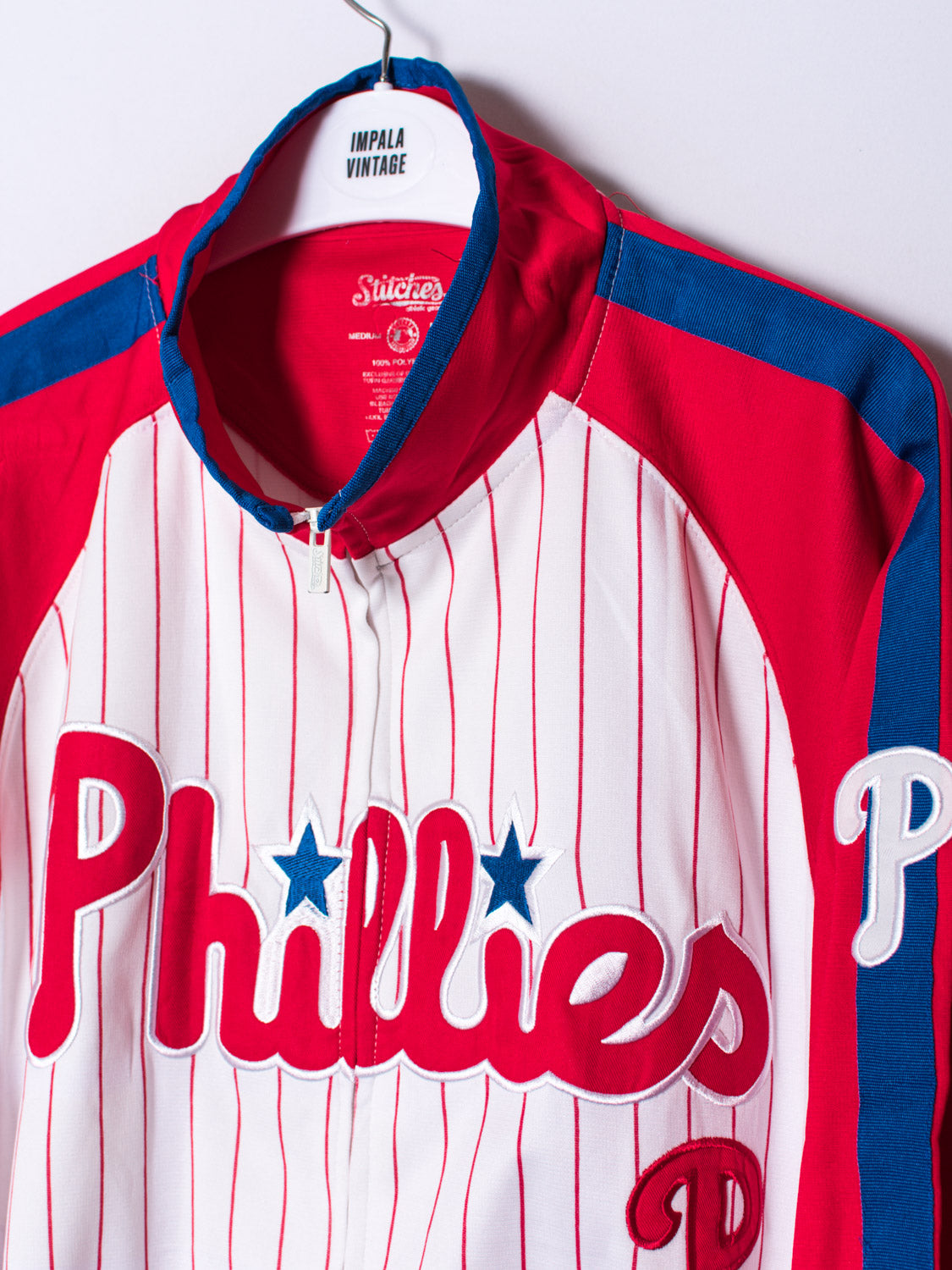 Philadelphia Phillies Stitches Official MLB Track Jacket | – Impala Vintage