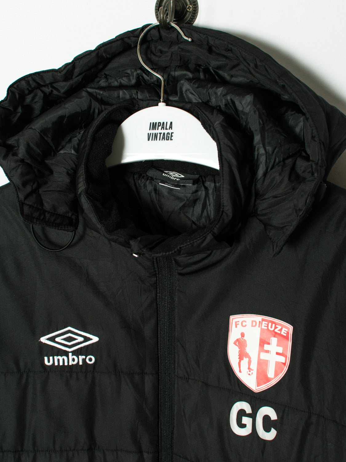 FC Dieuze Umbro Official Football Long Puffer Jacket | – Impala Vintage