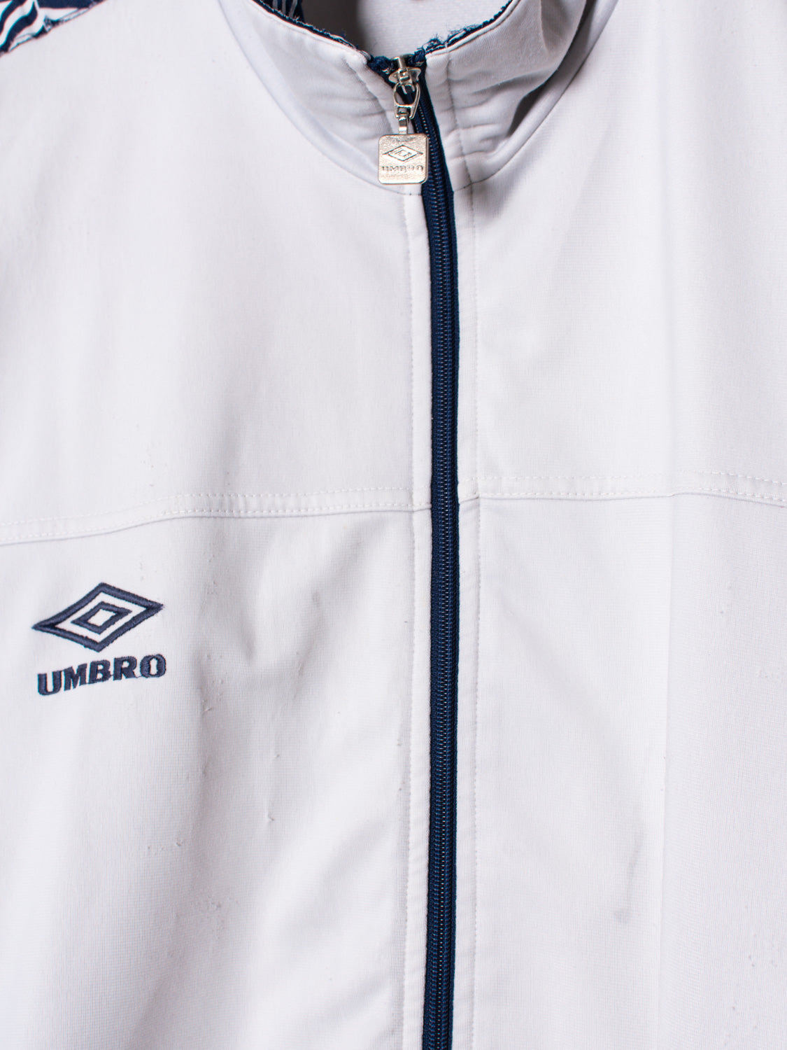 Umbro Retro Blue & White Track Jacket | – Impala Vintage