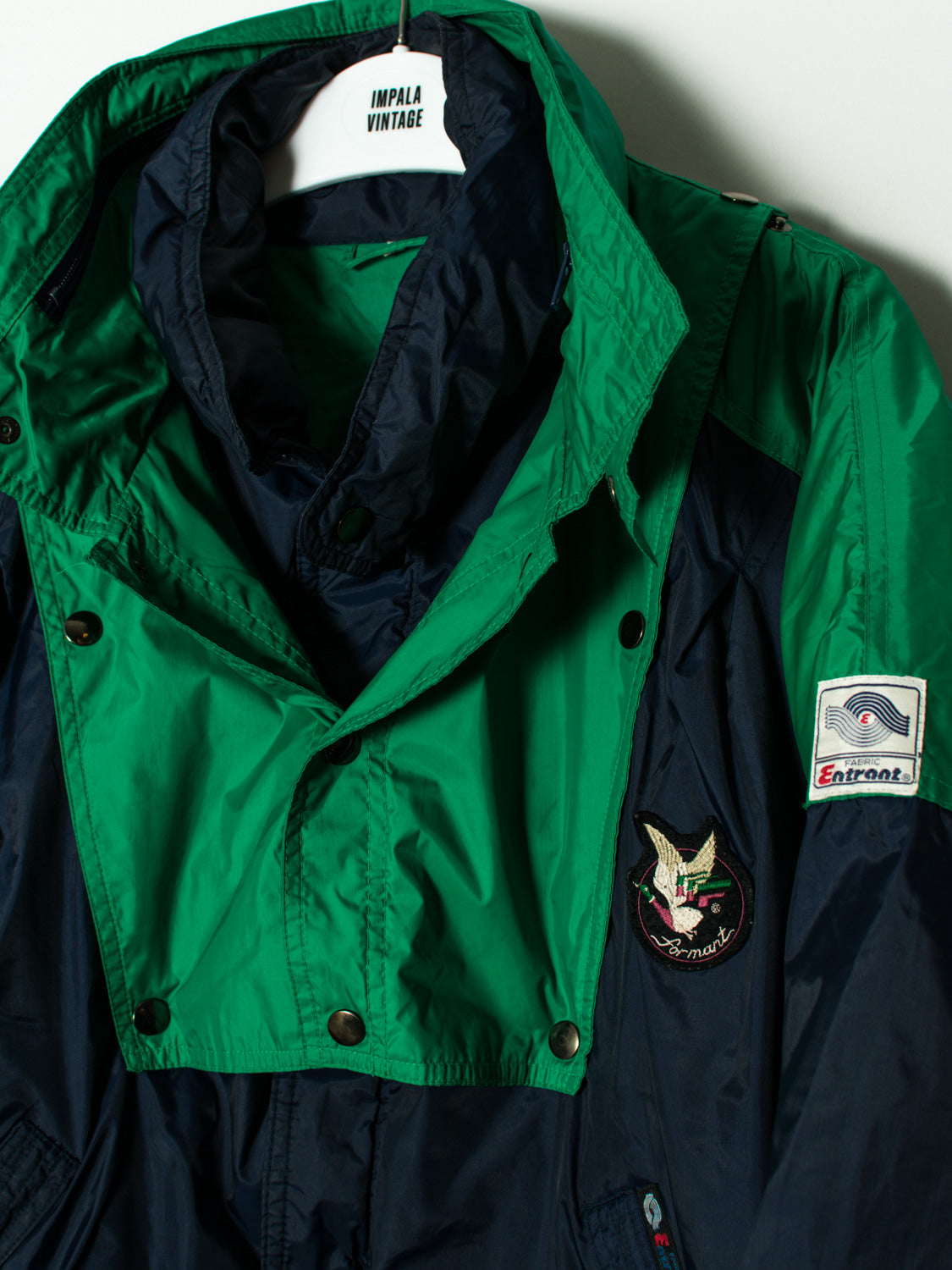 Entrant Formant Green & Blue Jacket | – Impala Vintage