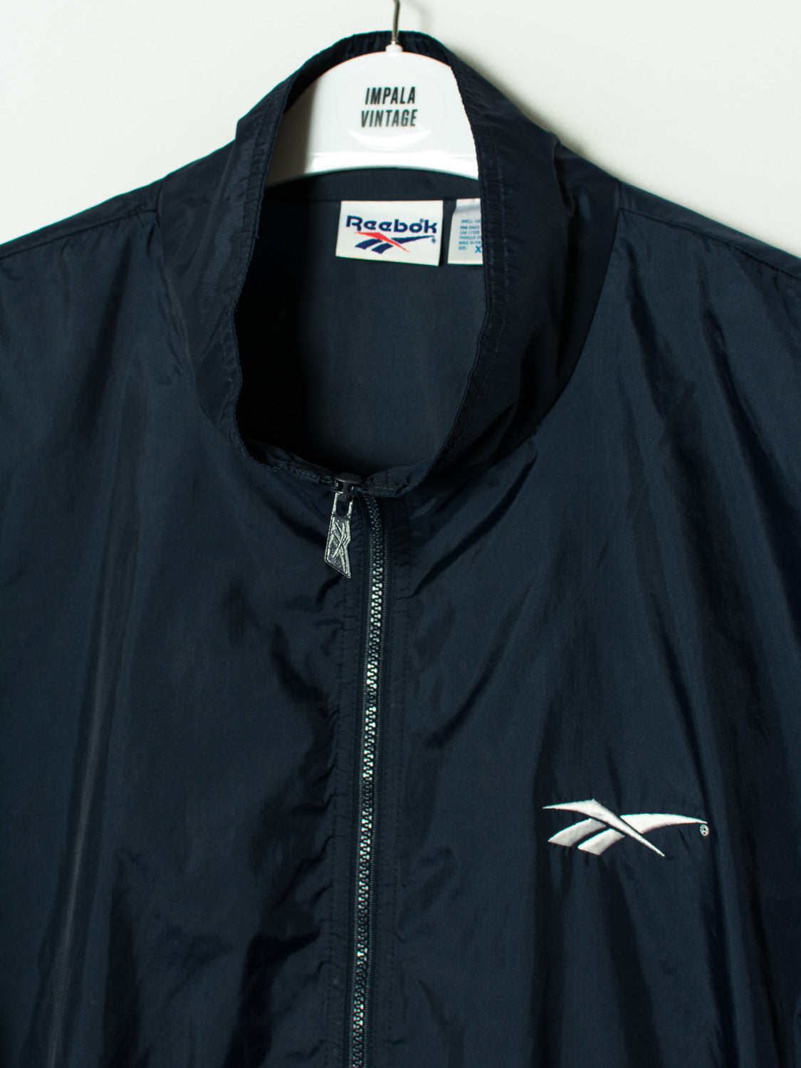 Reebok Navy Blue Light Jacket | – Impala Vintage