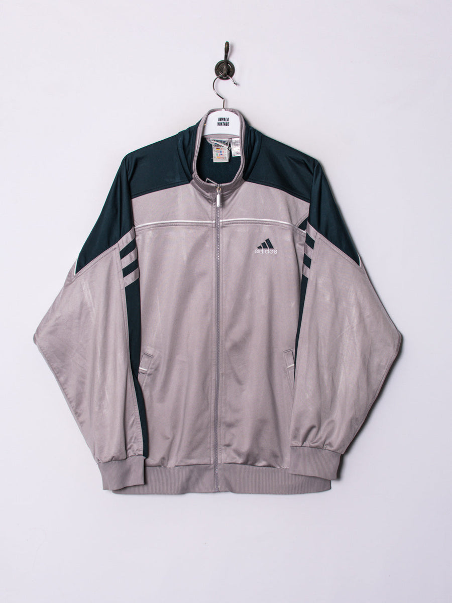 Adidas Grey Track Jacket | – Impala Vintage
