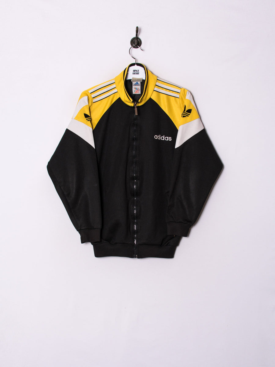 Adidas Originals Black & Yellow Track Jacket | – Impala Vintage