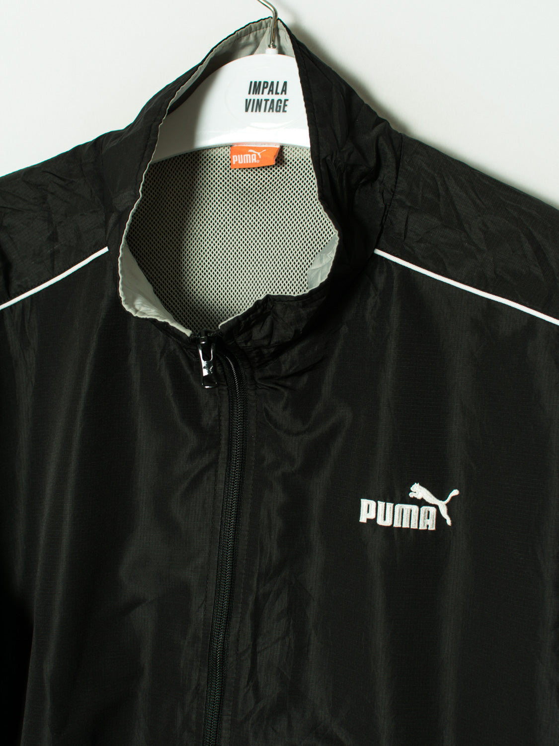 Puma Black Shell Jacket | – Impala Vintage