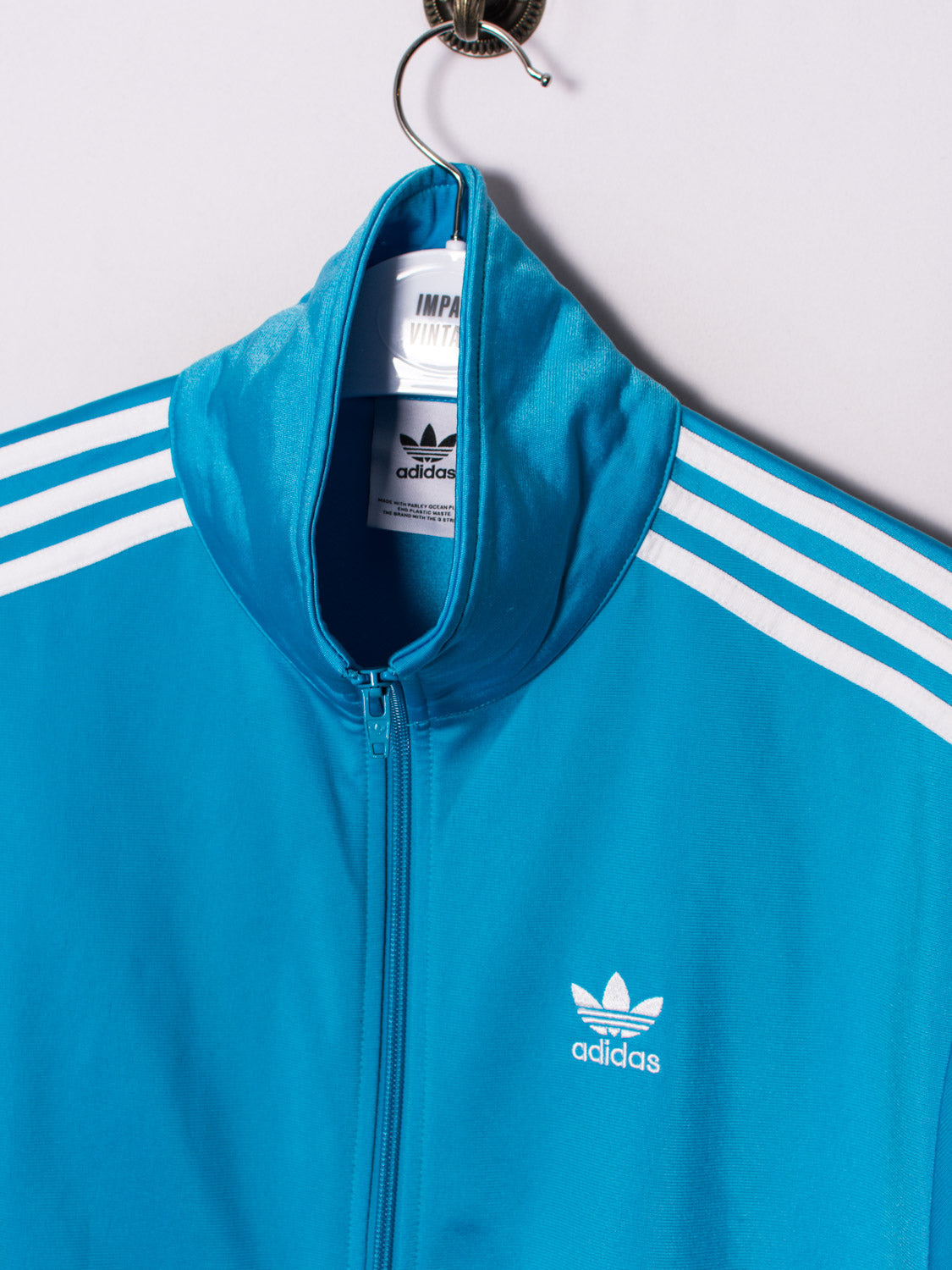 Adidas Originals Light Blue Track Jacket | – Impala Vintage